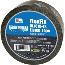Berry - 555 FlexFix Black UL181B-FX Listed Film Tape 48mm x 109.7m ...